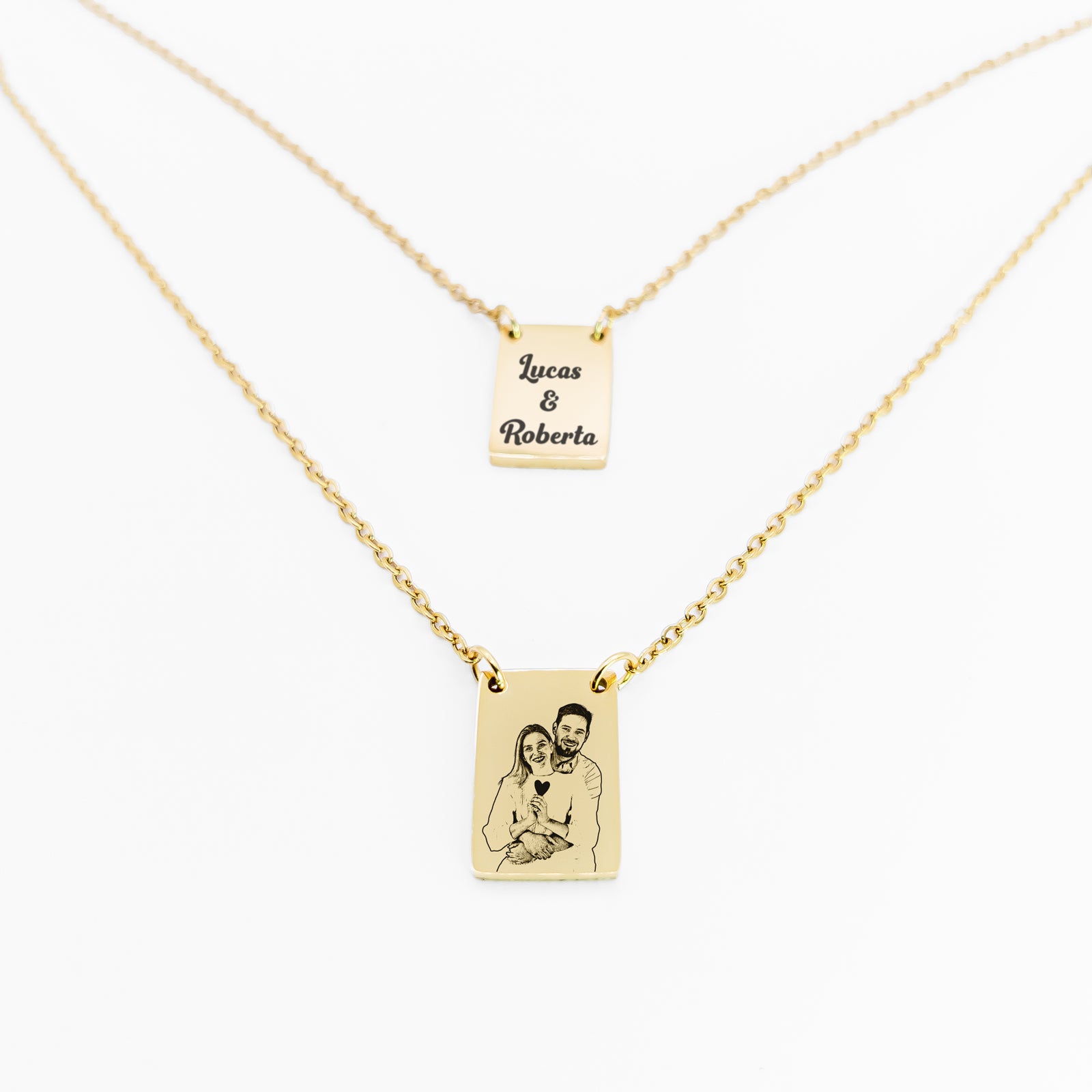 Colar Escapulário com Foto Personalizada em Aço Inox Premium – Milie