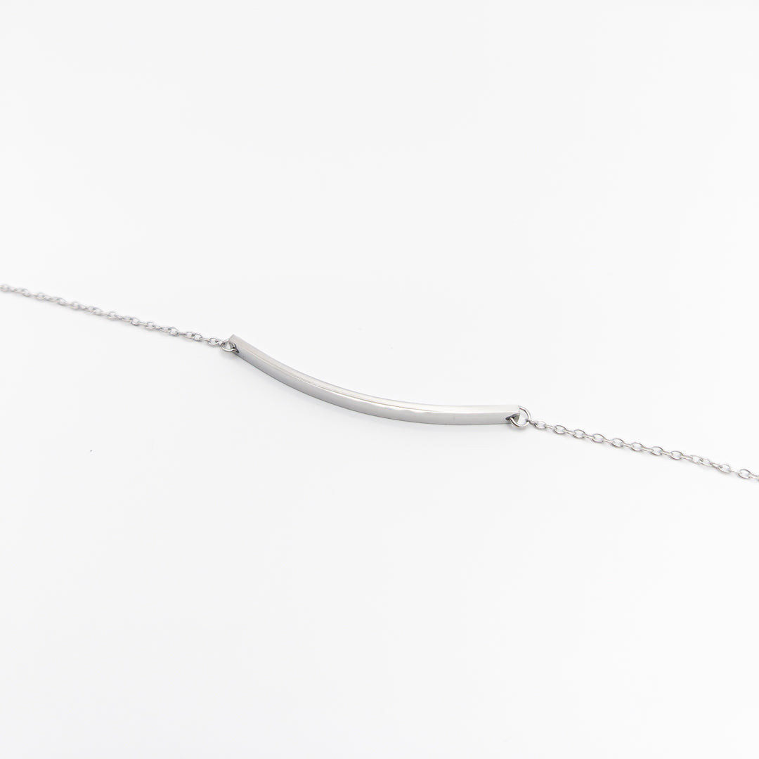 Pulseira Tag Inox Personalizada com Nome em Aço Inox Premium – Milie